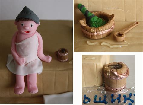 Торт для любителя бани - 66 фото