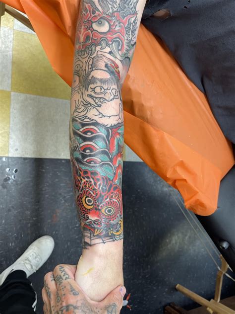 Update To My Yokai Sleeve With Dan Sin While He Is In Sacramento Ca R