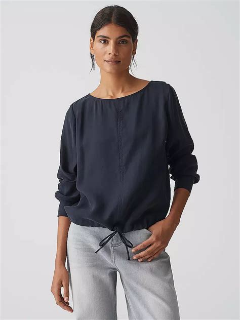 Opus Blusenshirt Forti Dunkelblau