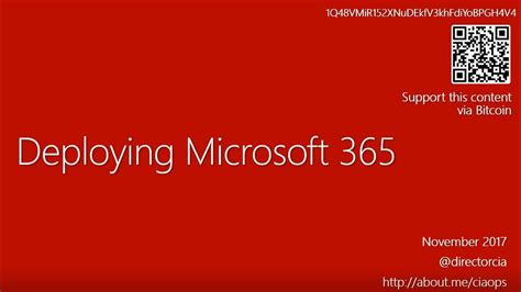 how to deploy microsoft 365 business youtube