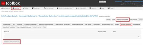 Inserting Grouped Products Toolbox