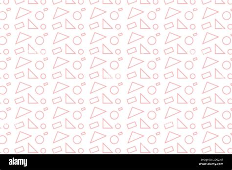 Abstract Geometric Seamless Vector Pattern Background Editable Stock Line Art Graphic Design