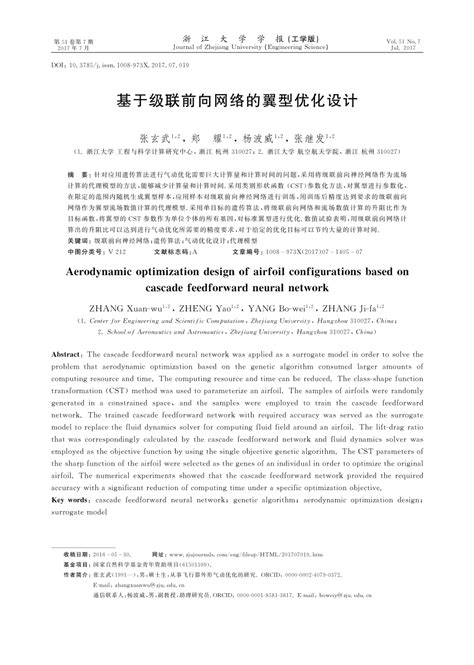 Pdf Aerodynamic Optimization Design Of Airfoil Configurations Based