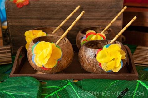 Easy Luau Party Ideas And Tiki Bar Set Up Frog Prince Paperie