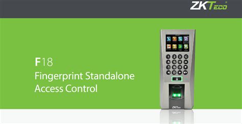 Zkteco F18 Fingerprint Time Attendance And Access Control Device