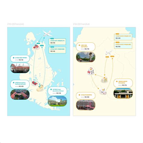 관광지도 관광맵 디자인 일러스트 포트폴리오 크몽