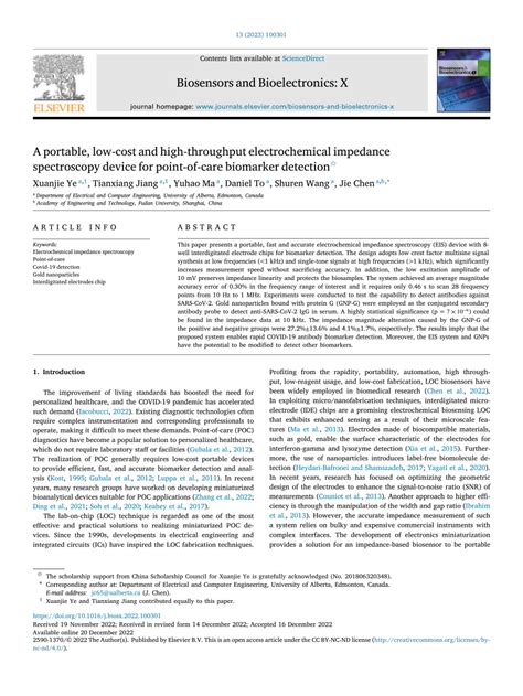pdf a portable low cost and high throughput electrochemical