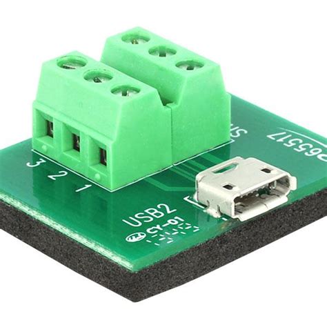 Delock Adapter Micro Usb Female Terminal Block Pin Leroy Merlin South Africa