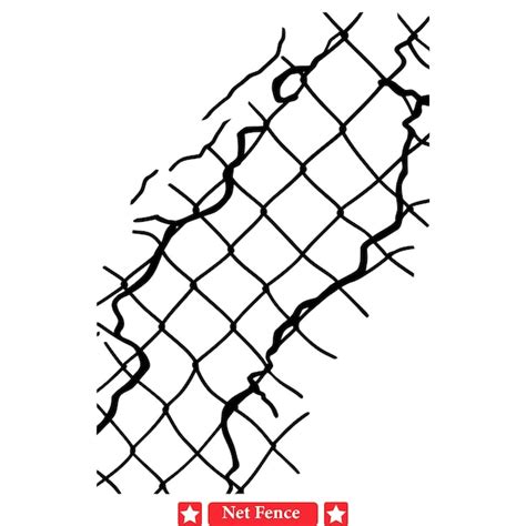 Premium Vector Unraveling Designs Modern Net Fence Vector Silhouette Collection For Inspiration