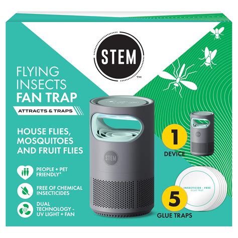 Stem Flying Insect Fan Trap For Indoor Bug Control Attracts Mosquitoes