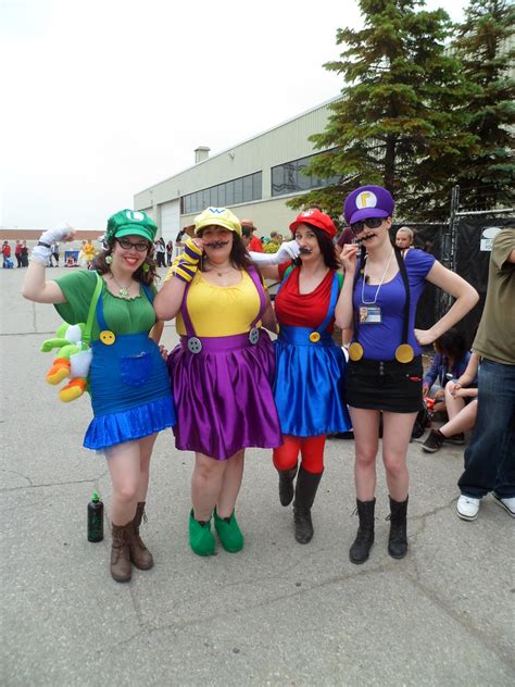 Mario Luigi Wario Waluigi Costumes
