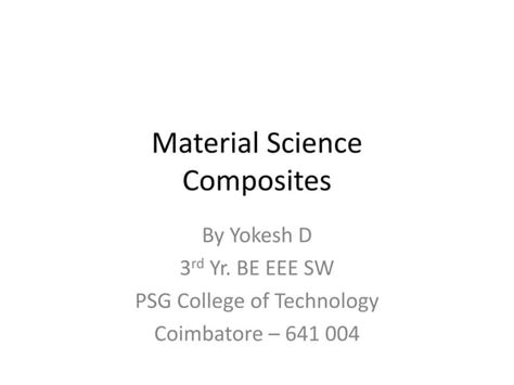 Classification Of Composites Pdf