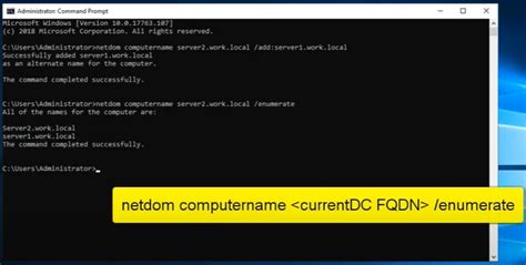 correctly renaming a domain controller for a seamless easy migration