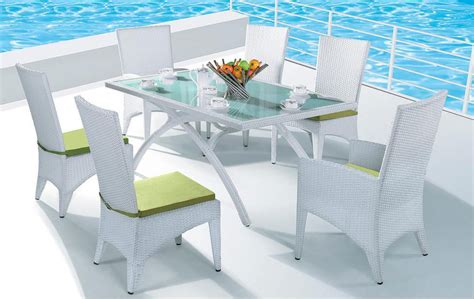Villa House Dining Table Rattan Knitting Chair 1pcsoor Garden Hotel