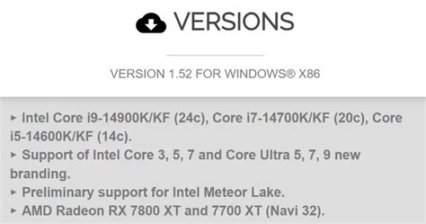 Hwmonitor 152 Ok Pour Les Core I9 14900k Et Core Ultra 9 Meteor Lake