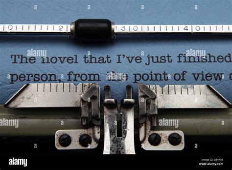 Document On Vintage Typewriter Stock Photo Alamy