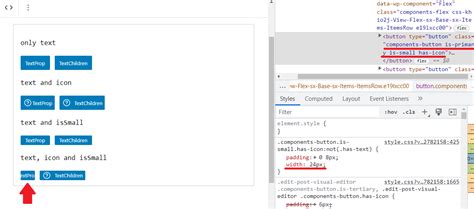 Component Button Text Is Hidden In Certain Variations · Issue 44043 · Wordpressgutenberg · Github