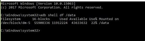 Android Adb Command To Get Internal Storge Stack Overflow