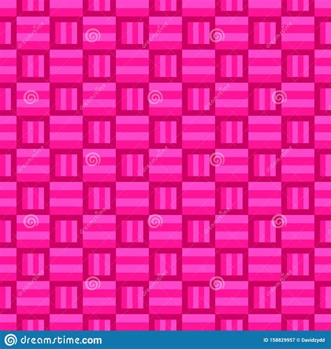 Seamless Geometrical Square Pattern Background Vector Graphic Stock Vector Illustration Of