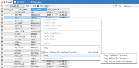Copy Result To Clipboard Sqlyog Knowledge Base