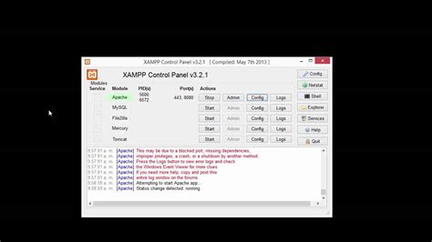 Problema Servidor XMAPP No Conecta Apache Ni Mysql RESUELTO YouTube