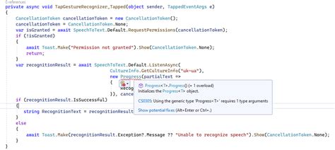 C How To Implement Speech To Text In Maui Stack Overflow