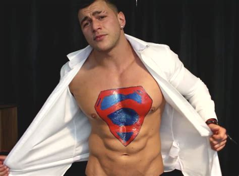 Latex Superman Chained And Defeated Into Cum Thisvid Com