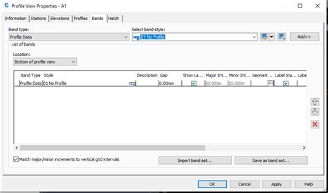 Membuat Band Style Profile Autocad Civil 3d Bagian 4 Ceritasipil