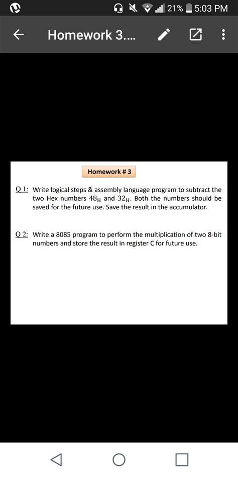 answered write logical steps and assembly language… bartleby