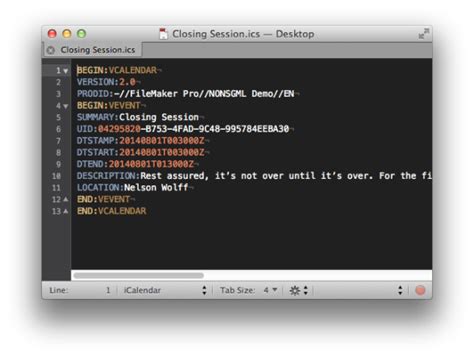 Exporting Calendar Files Ics From Filemaker Pro 13homebase Software
