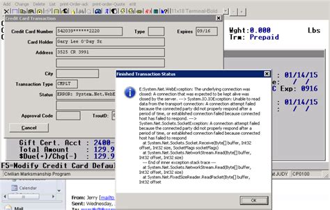 Credit Card Transaction Time Out Elliott Support Center User Feedback Forums Knowledge Base