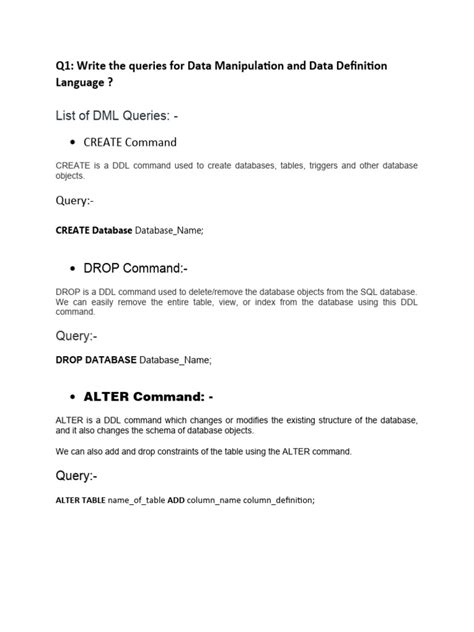 dbms practical file pdf