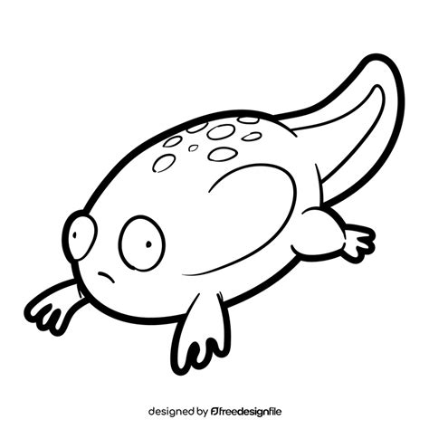 Cute Tadpole Clipart