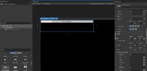 In Ui Toolkit Progreebar Size Not Working Unity Engine Unity