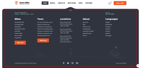 Wordpress Footer Template