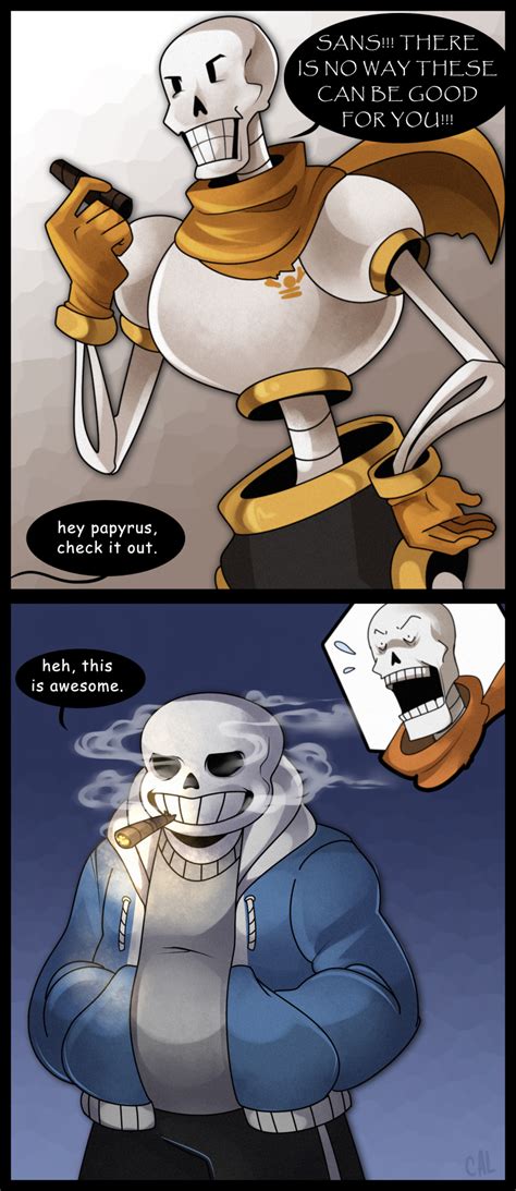 Sans And Papyrus Undertale Drawn By Calanii Danbooru