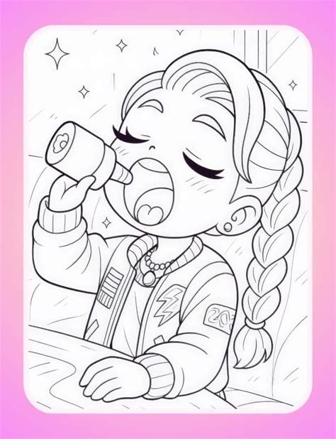 Kpop Demon Hunters Coloring Pages Noodles 2025