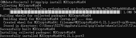 Error Failed Building Wheel For M2crypto Csdn博客