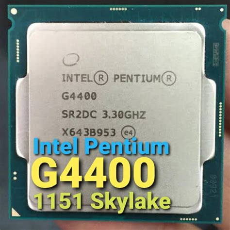 Jual Intel G4400 Skylake Gen 6 Soket 1151 Processor Kab Cirebon Najch Creative House