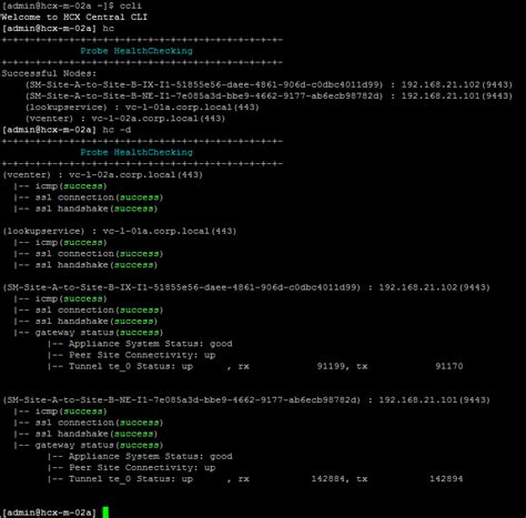 Useful Commands For Troubleshooting Vmware Hcx