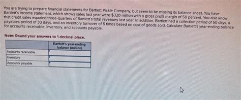 Solved You Are Trying To Prepare Financial Statements For