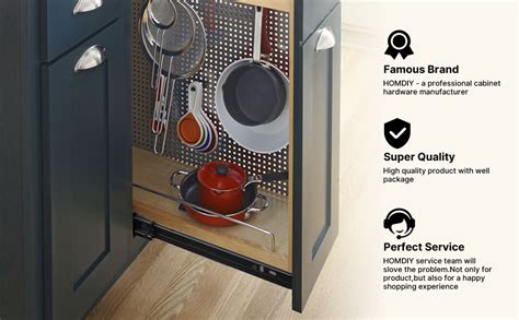 Soft Close Drawer Slides Side Mount Drawer Slides 6 Pair Dresser Drawer Slides Homdiy Drawer