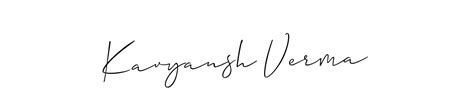 83 Kavyansh Verma Name Signature Style Ideas First Class Esignature