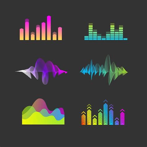 Premium Vector Sound Waves Equalizer Set Vector