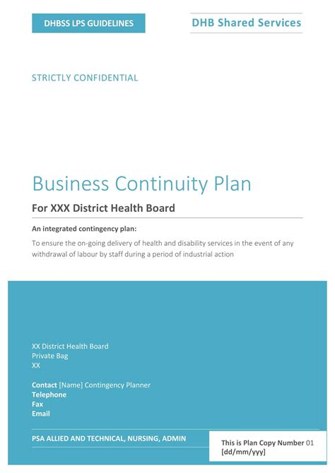 Free Printable Contingency Plan Templates Excel Word Pdf For Schools