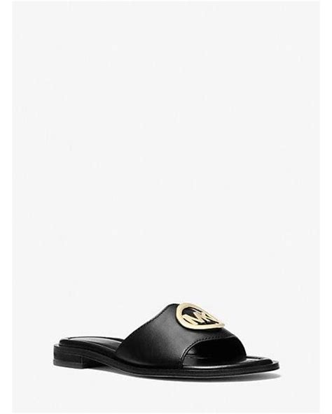 Michael Kors Hannah Slide Sandal In Black Lyst