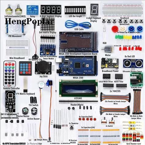 Mega Project The Most Complete Starter Kit For Mega With Lcd Iic Ultrasonic Sensor