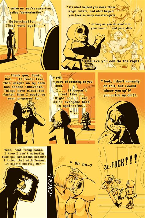 Rule 34 Comic Comic Underhertail English Text Frisk Frisky Under