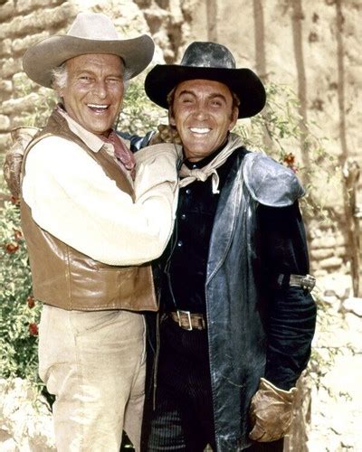 The High Chaparral Leif Erickson And Cameron Mitchell 8x10 Inch Photo The Movie Store