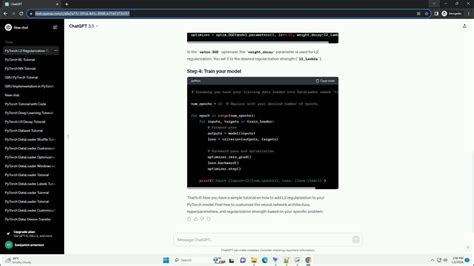 How To Add L2 Regularization In Pytorch Youtube
